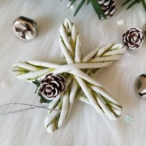 Hand Crafted | Holiday | Handmade Paper Ornament Star Scandinavian ...